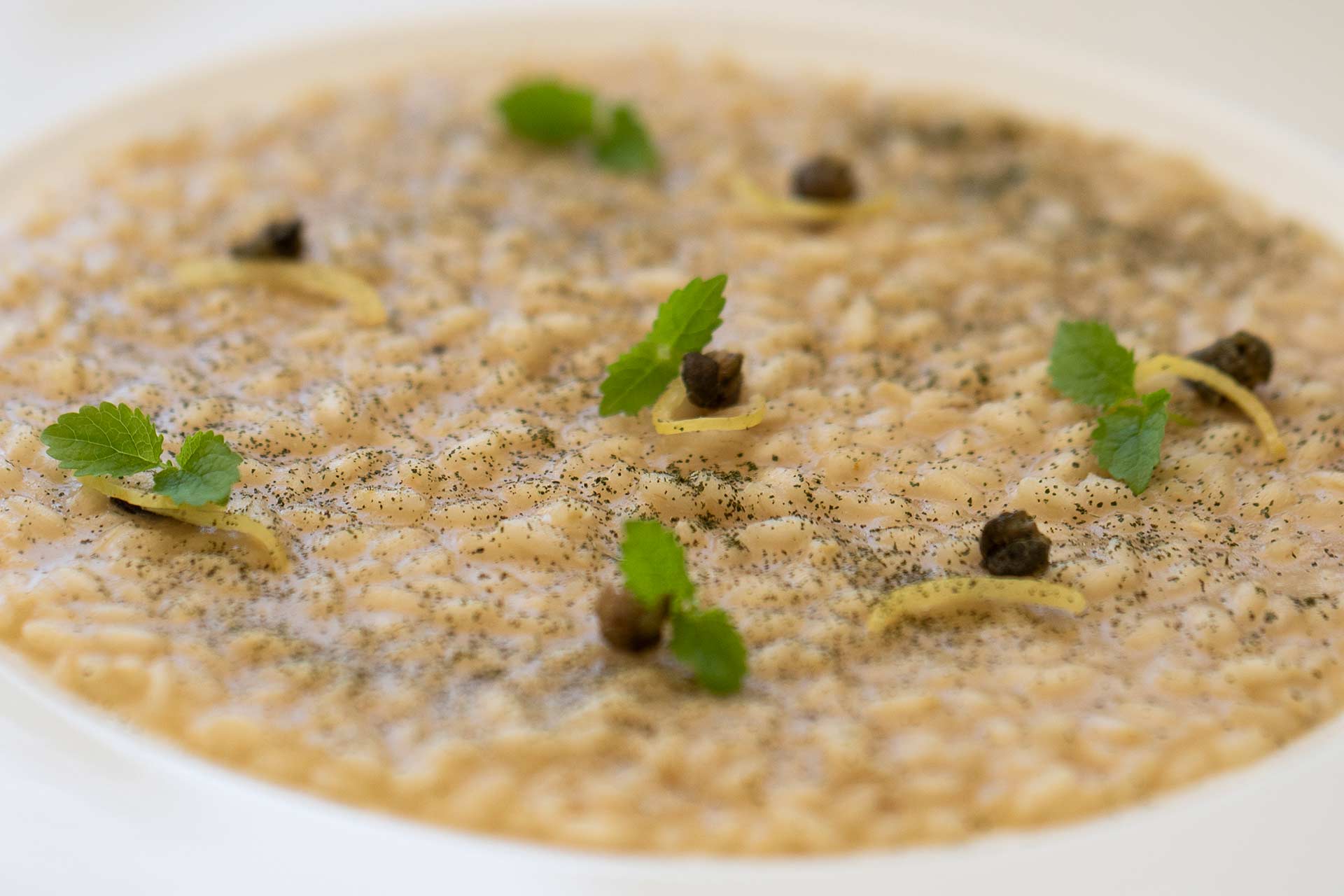 Recipe: Lemon risotto with capers - Le Sirenuse Positano